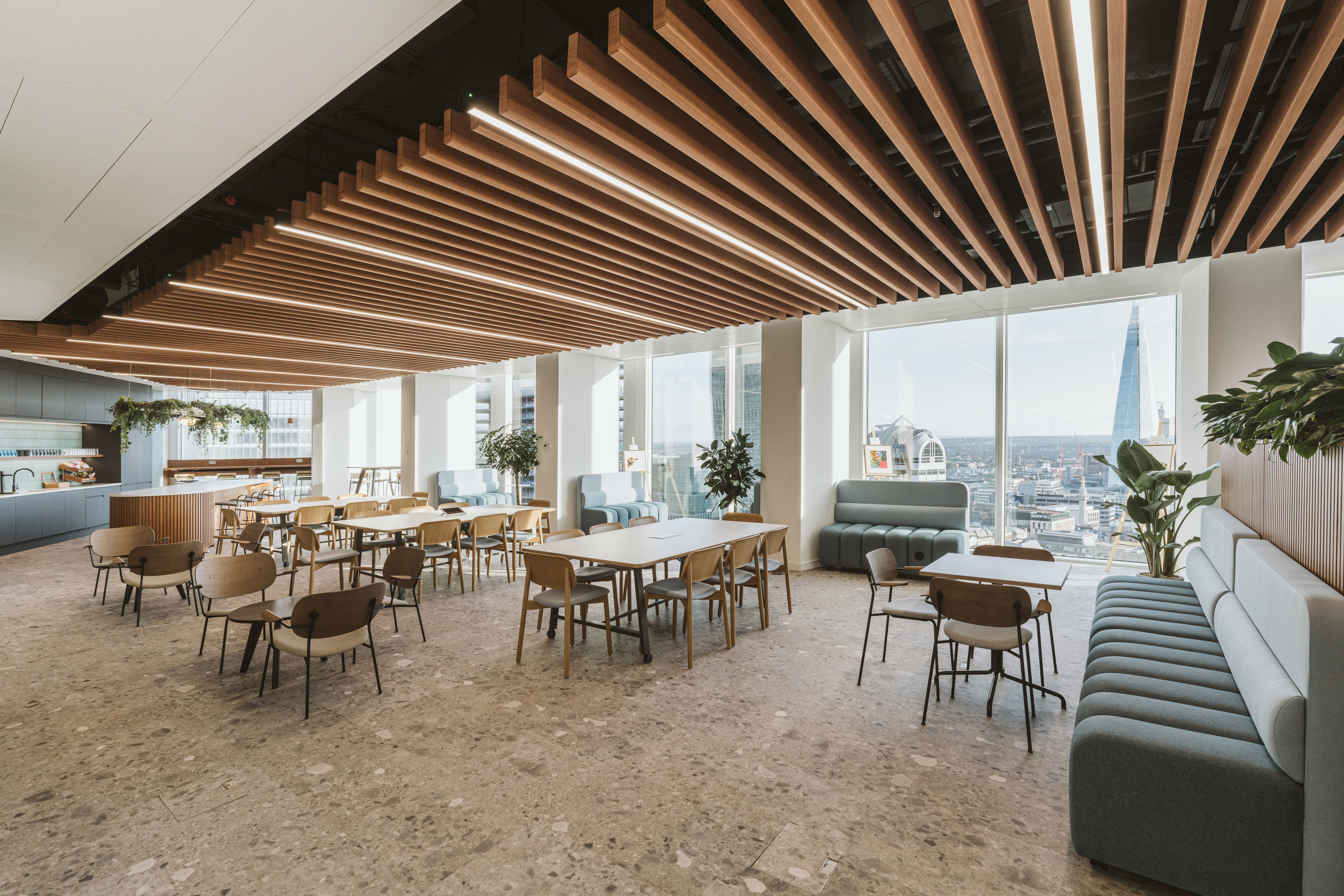 Acoura lightweight acoustic ceiling system